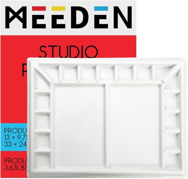 MEEDEN Studio Porcelain Watercolor Paint Palette – Vatnslitir.is
